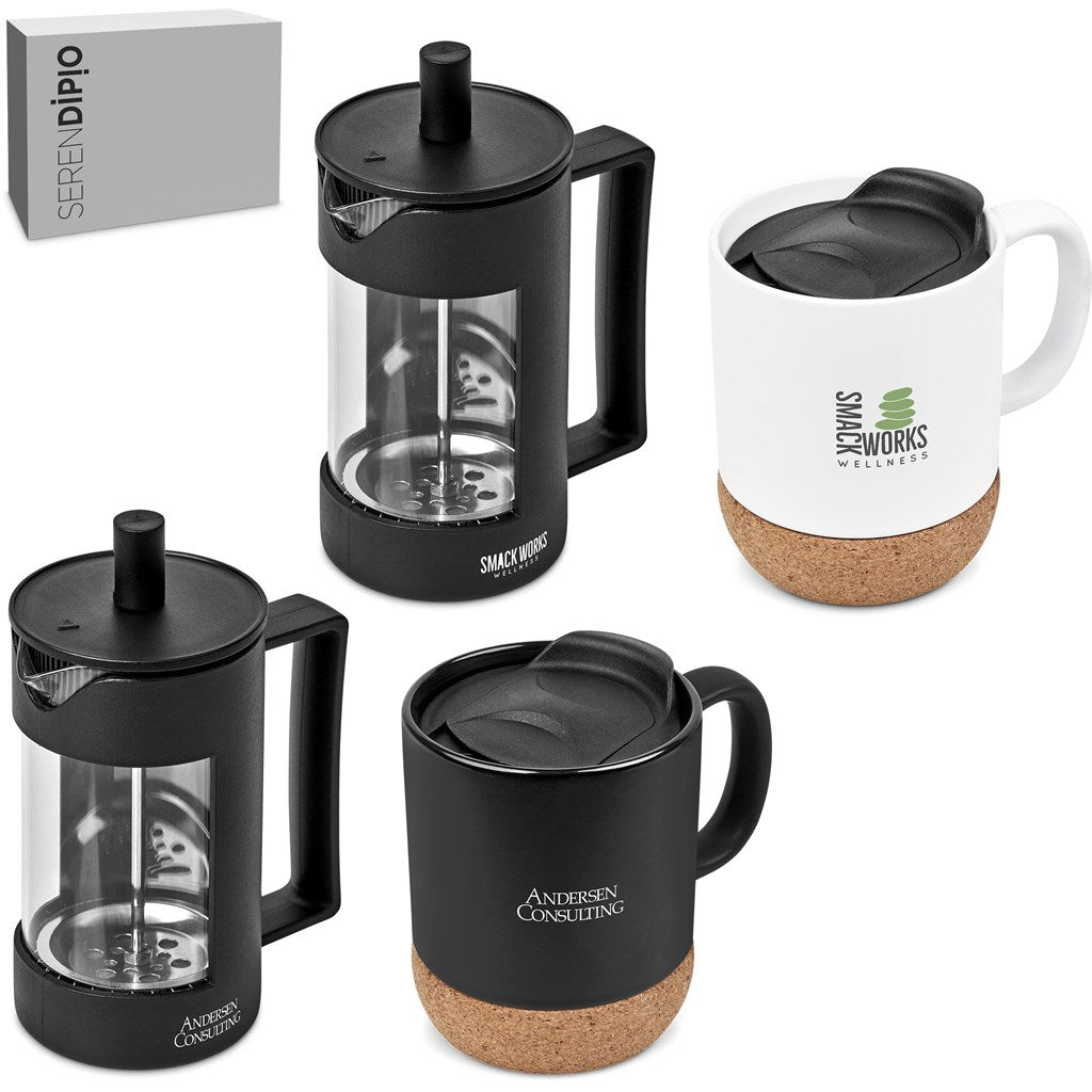 Serendipio Sienna Coffee Set - Custom Branded & Wholesale Drinkware – Giftwrap Shop