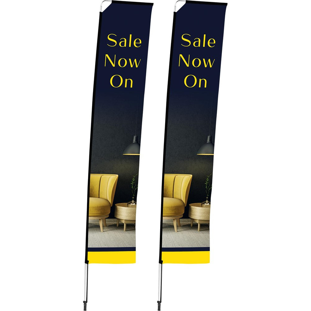 Telescopic Banner Design | Teardrop Banner Printing | Fly Banner ...