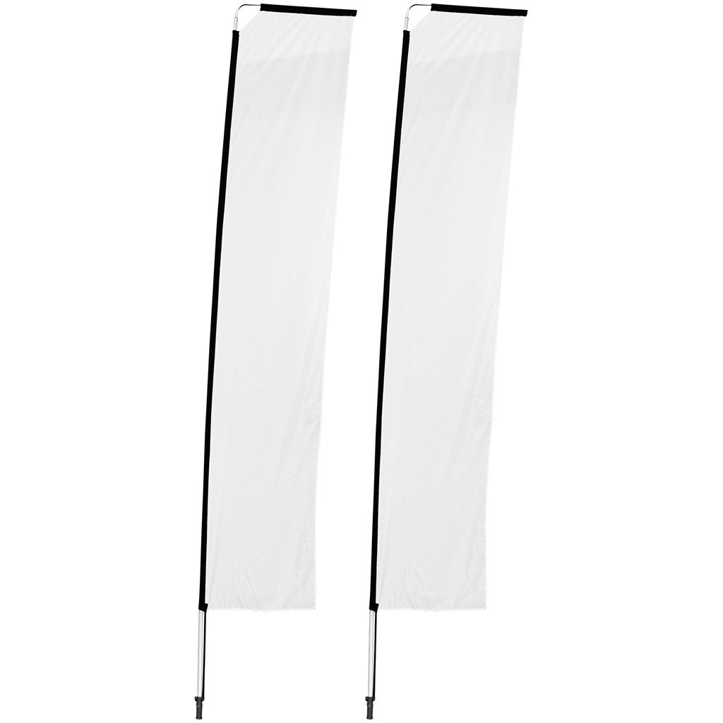 Legend 4m Telescopic Flying Banner (Set of 2) | Branded Flying Banners ...