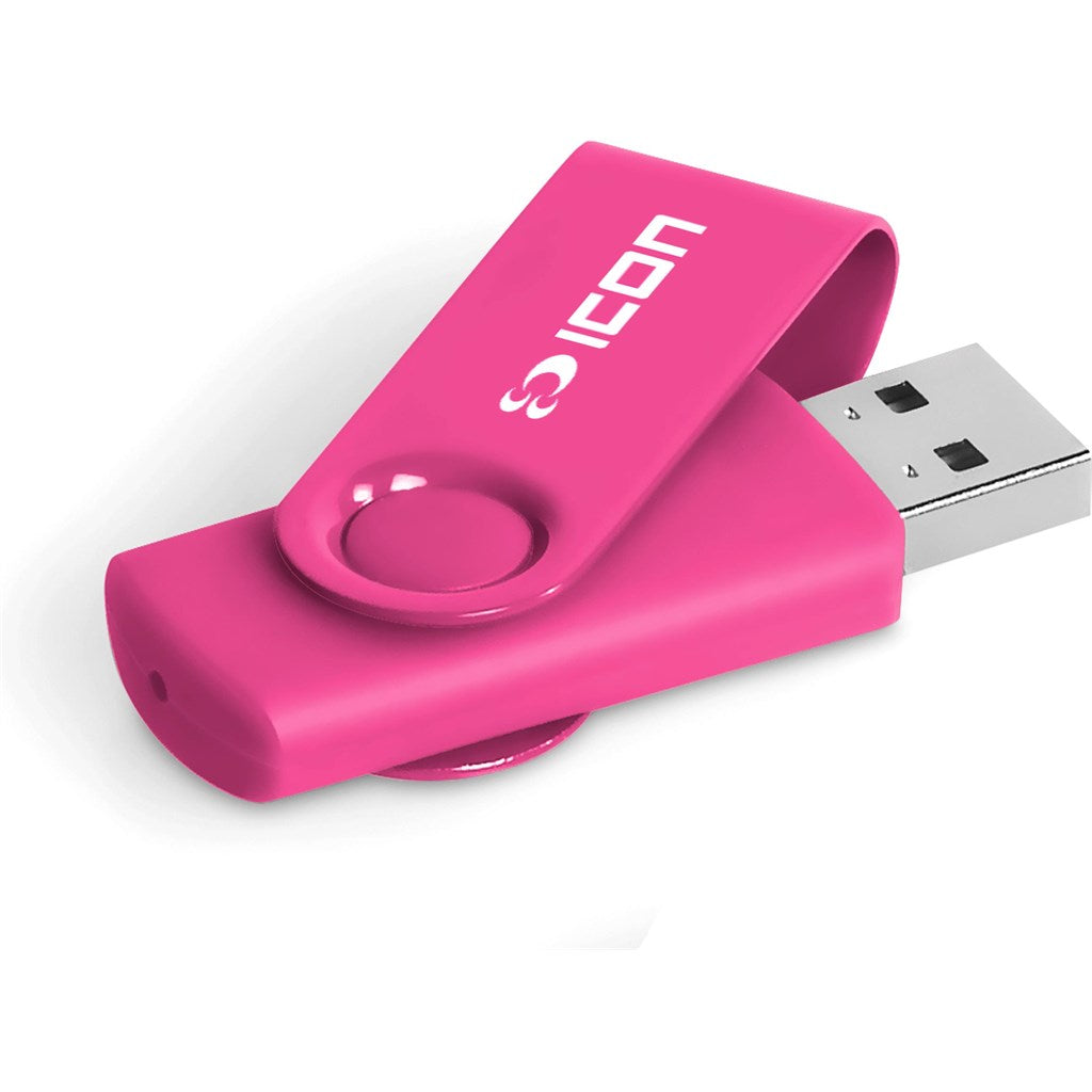 Axis Gyro Flash Drive - 8GB - Pink | Stylish USB Drive for Corporate ...